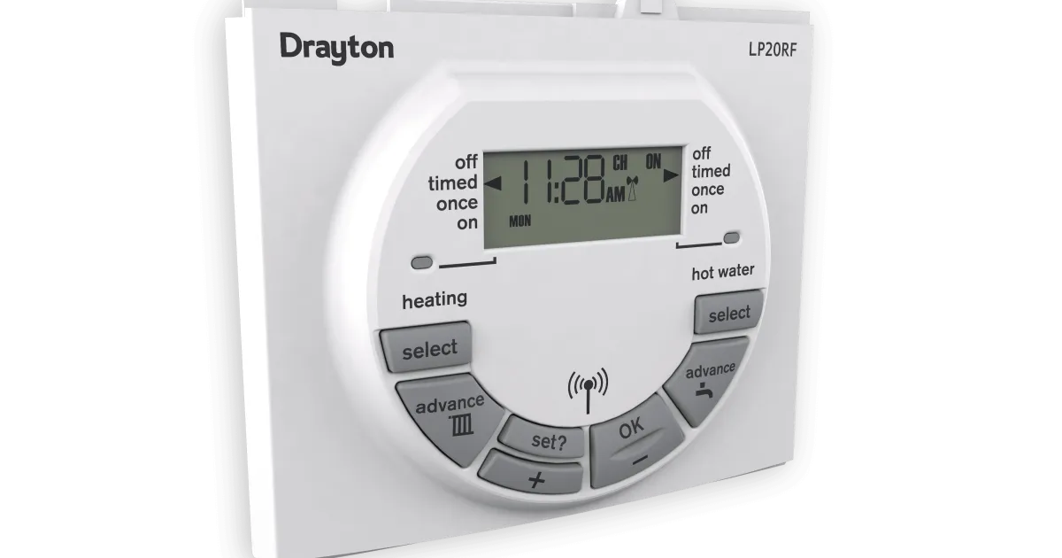 LP20 Dual Channel Programmer | Drayton Controls